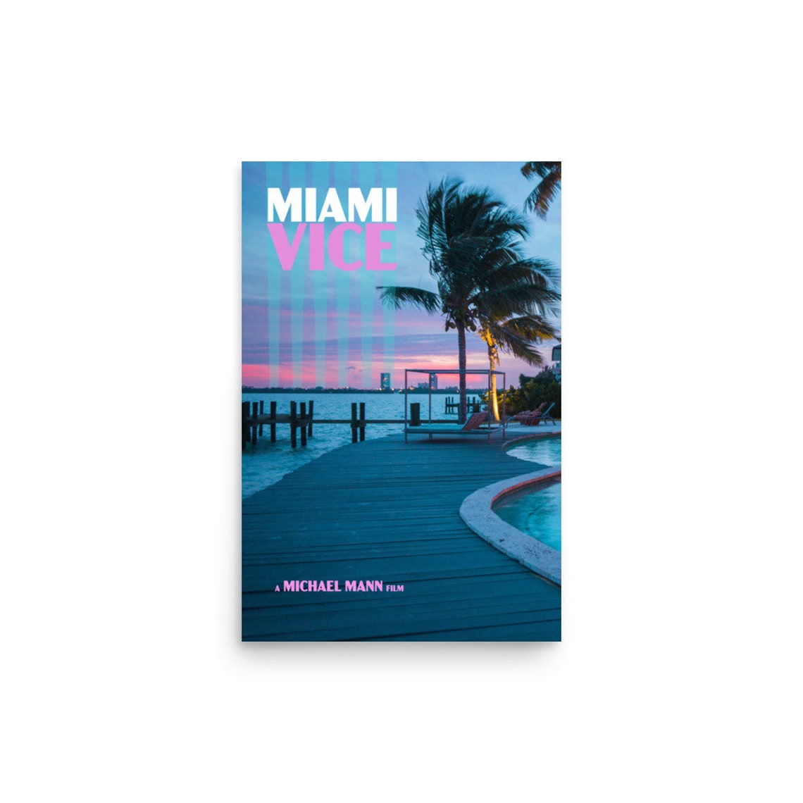 Miami Vice Michael Mann Movie Poster - Etsy