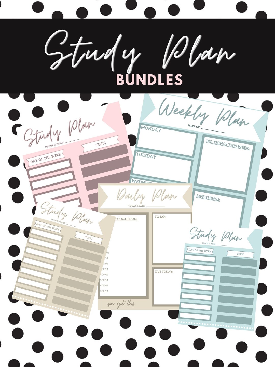 STUDY PLAN - Etsy