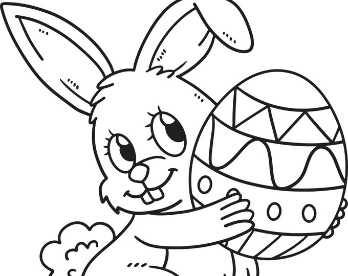 Printable Easter Coloring Pages, Instant Digital Download - Etsy