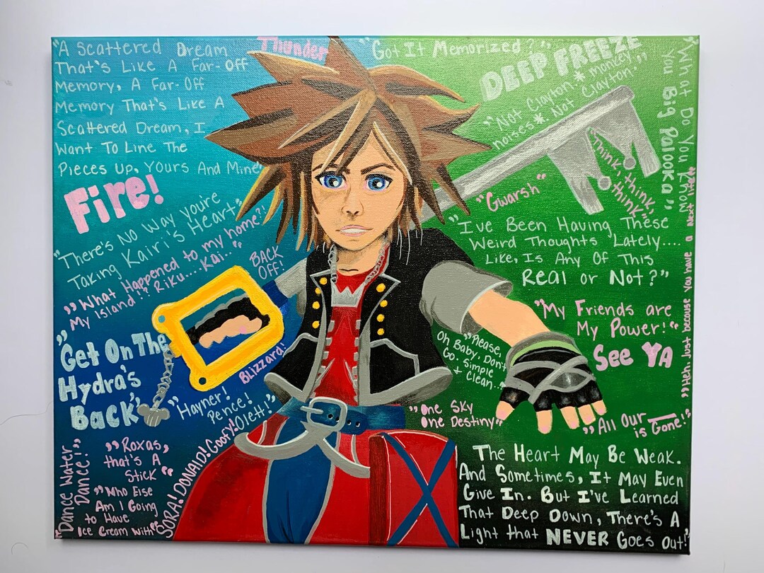 Video Game Inspired Gamer Canvas Painting 16x20 Hand Painted - Etsy