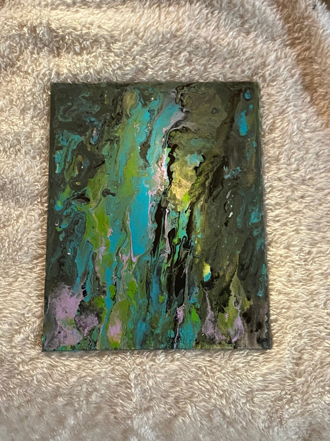 Grunge Theme Drip Canvas - Etsy