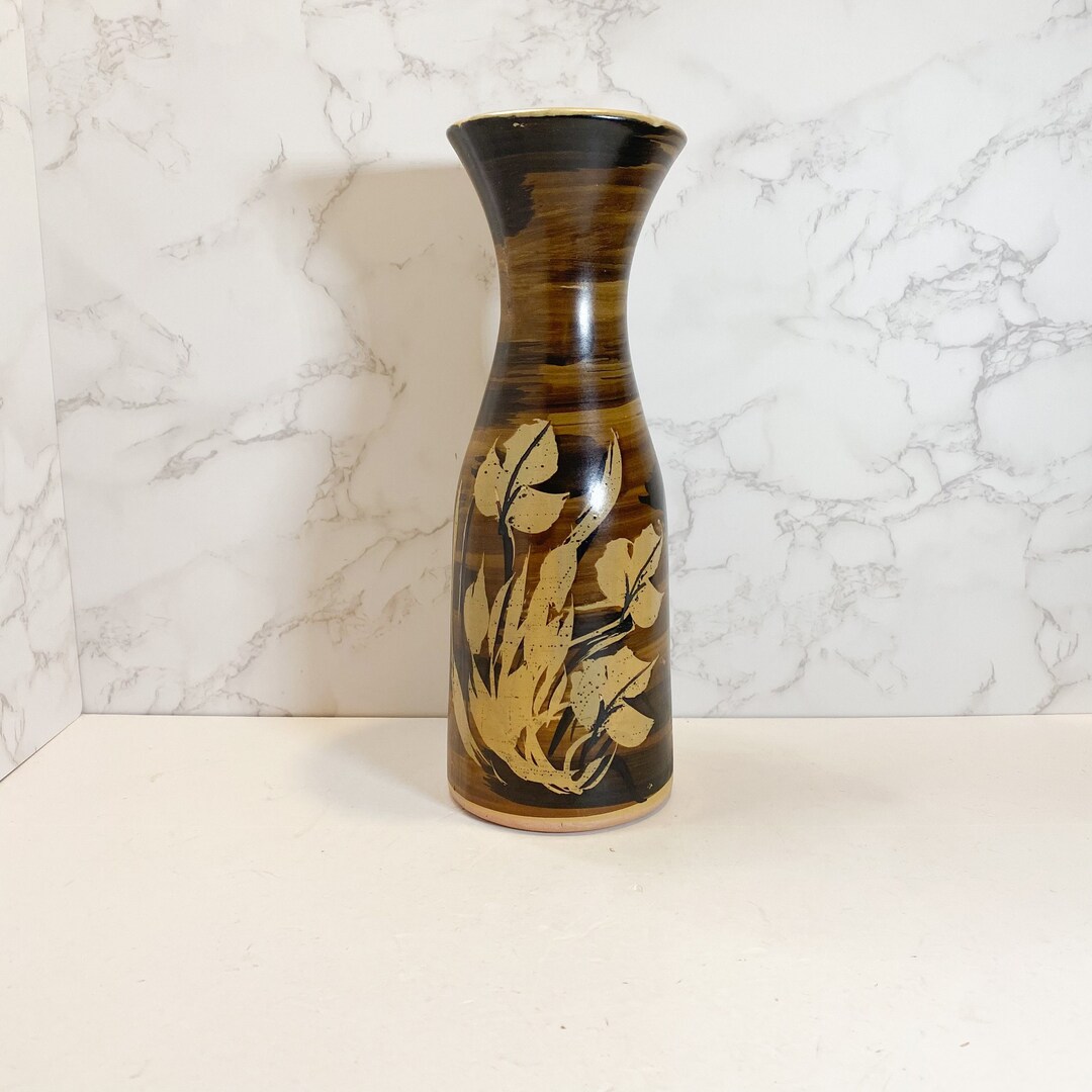 MCM Vintage Pacific Stoneware Vase Signed B. Welsh, Carafe, Decanter ...