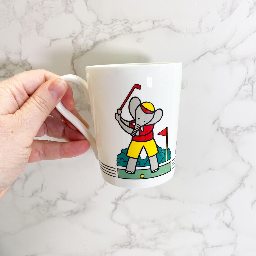 Vintage 'chip-and-putt' by Studio Nova Featuring a Babar the Elephant ...