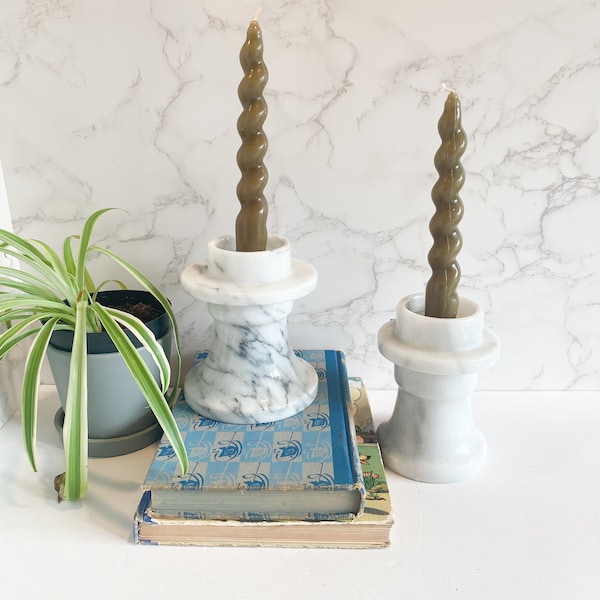 Marble Candle Holder - Etsy