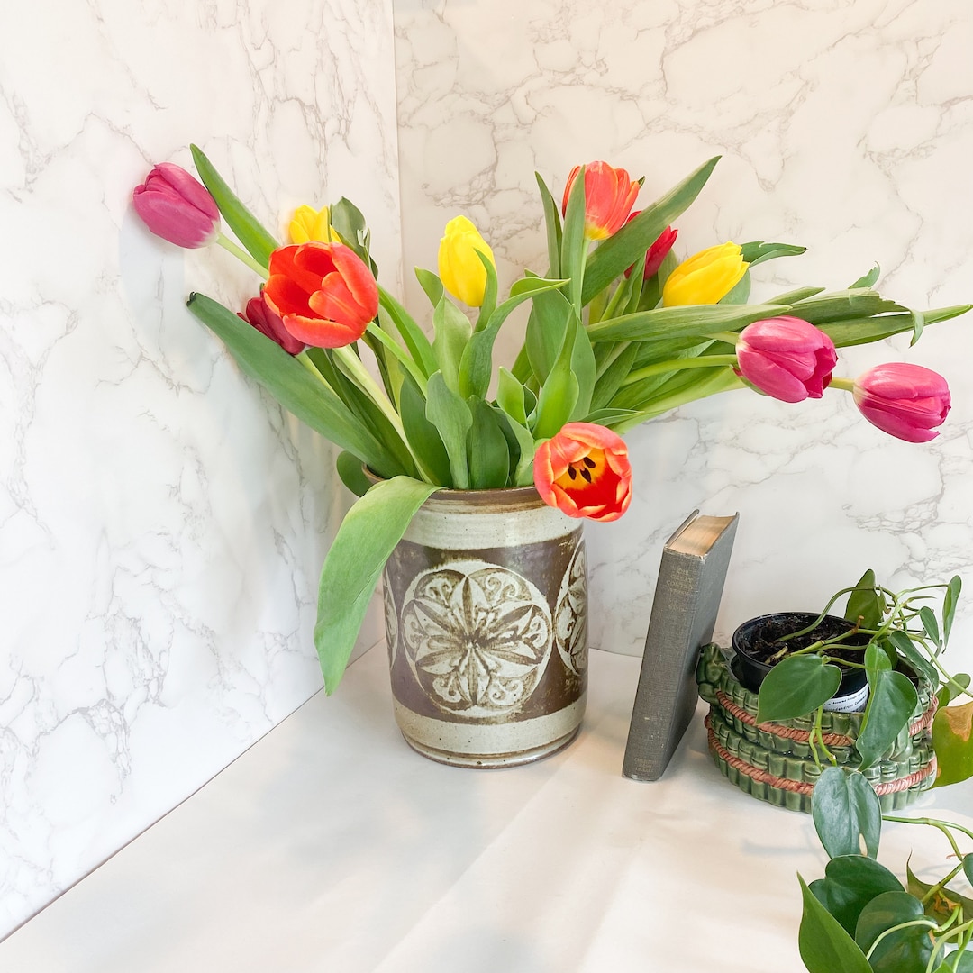 Mid Century Ceramic Stoneware Vase or Kitchen Crock by John Preuss ...