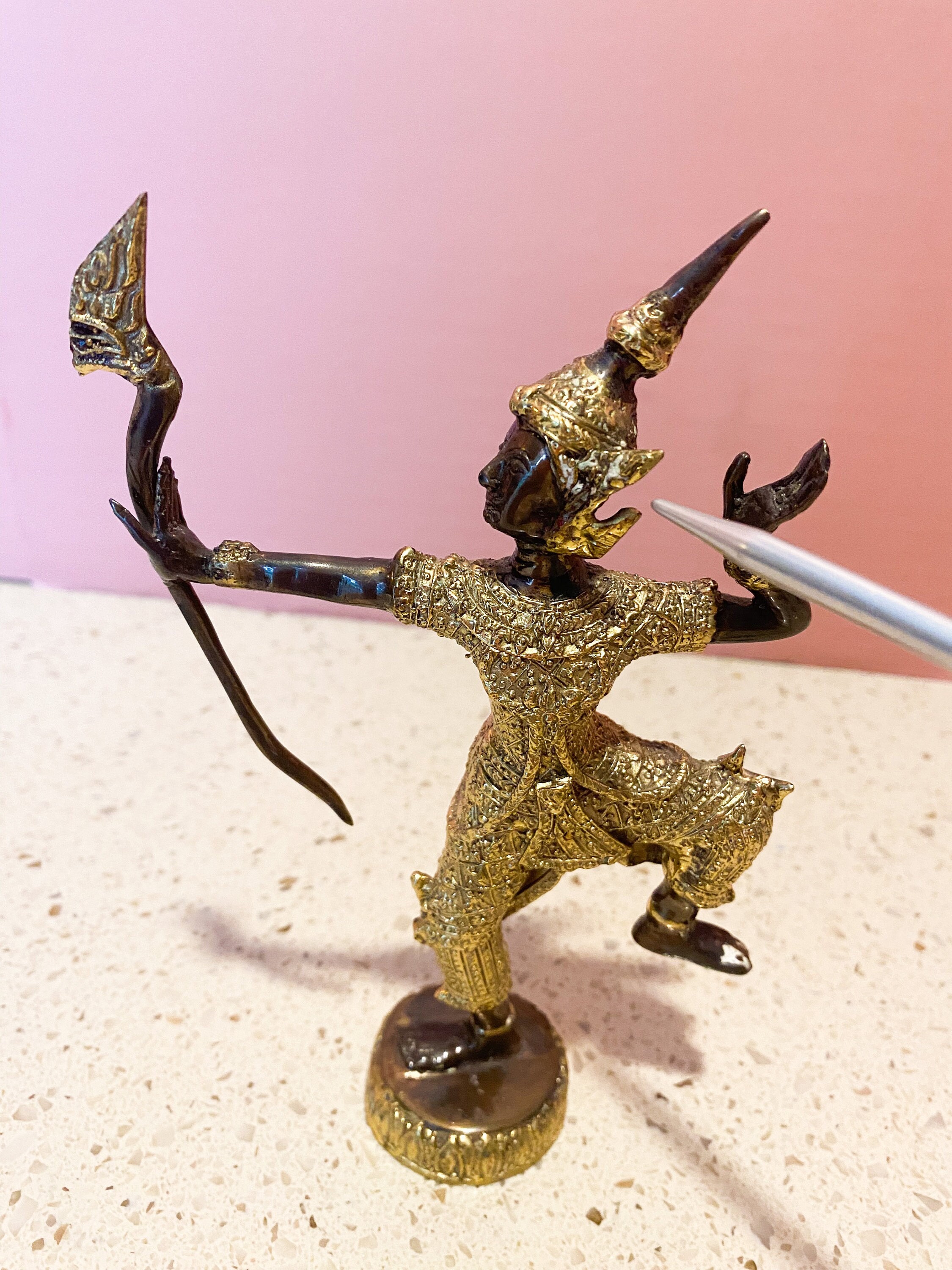 Thai Sculpture of Rama Vintage Prince Rama Statue Hindu - Etsy