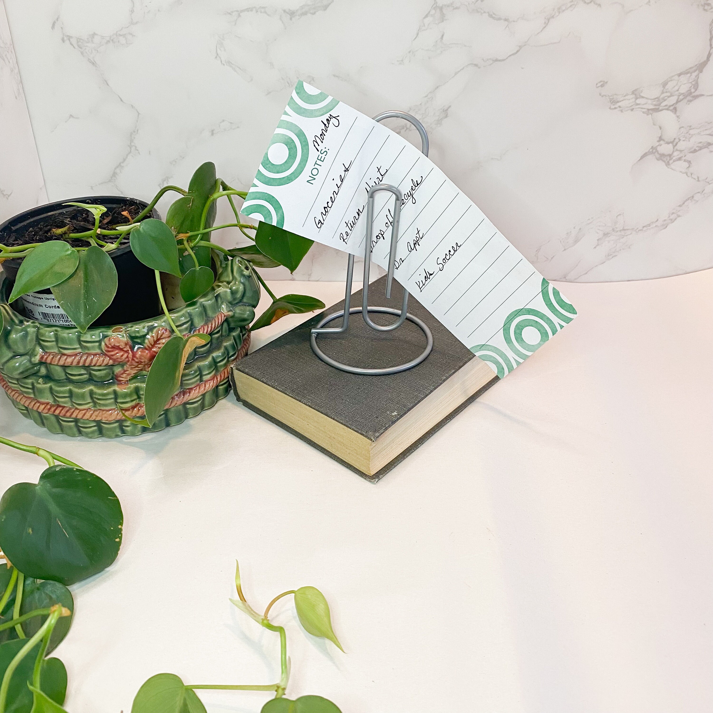 Extra Large Vintage Paper Clip, Jumbo Paperclip, Office Desk Organizer ...