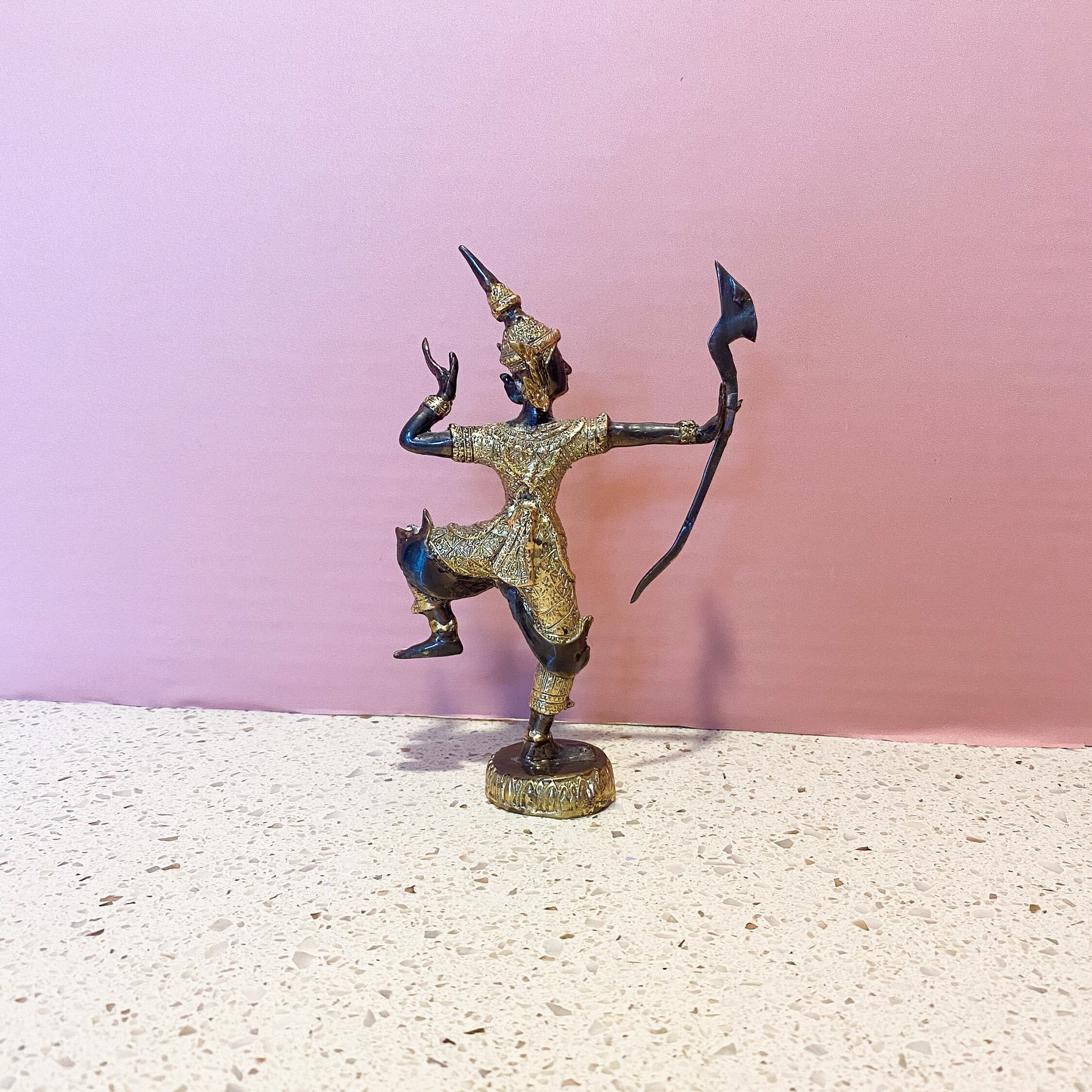 Thai Sculpture of Rama Vintage Prince Rama Statue Hindu - Etsy