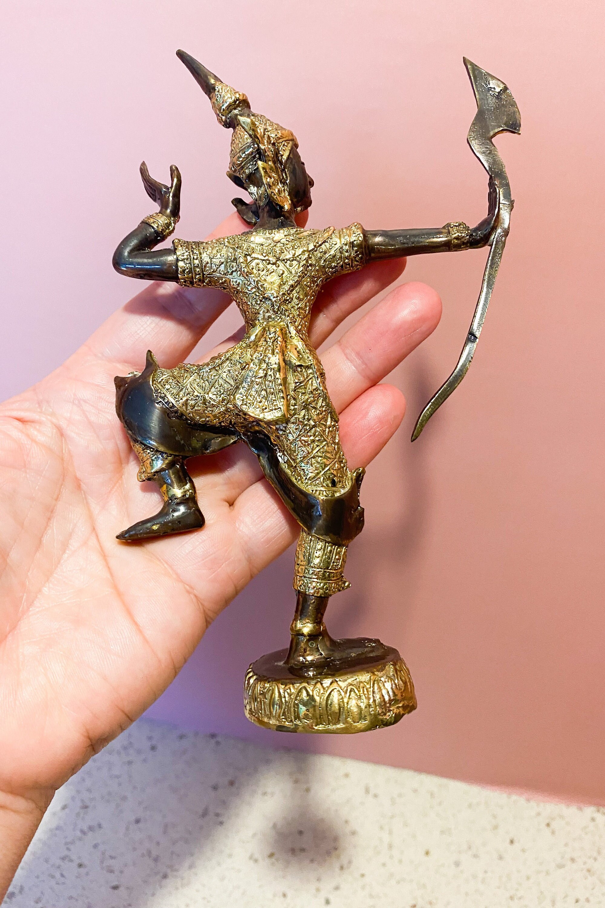 Thai Sculpture of Rama Vintage Prince Rama Statue Hindu - Etsy