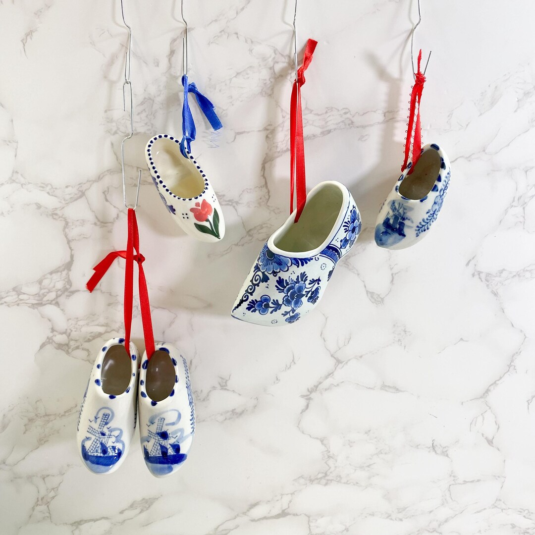 Choice of Vintage Royal Delft Shoe Ornaments Ring Holders or Air Plant ...