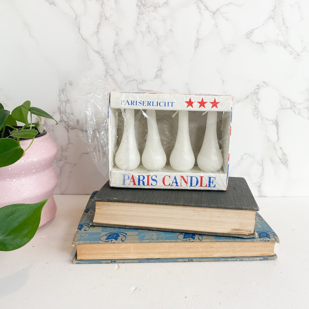 Vintage Paris Candles: Pear Shaped, New in Box, Made in Germany - Etsy