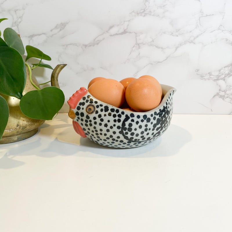 Pottery Chicken - Etsy