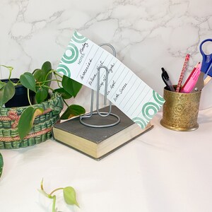 Extra Large Vintage Paper Clip, Jumbo Paperclip, Office Desk Organizer ...