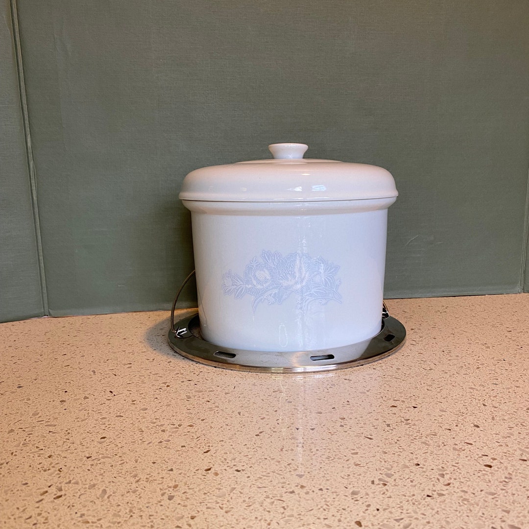 Vintage Stoneware Vegetable Steamer, Artichoke Steamer, Steam Crock ...