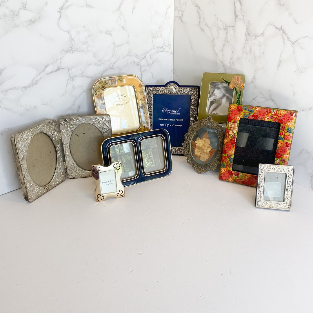 Vintage Picture Frames, Choose One or All, Eclectic Picture Frame ...