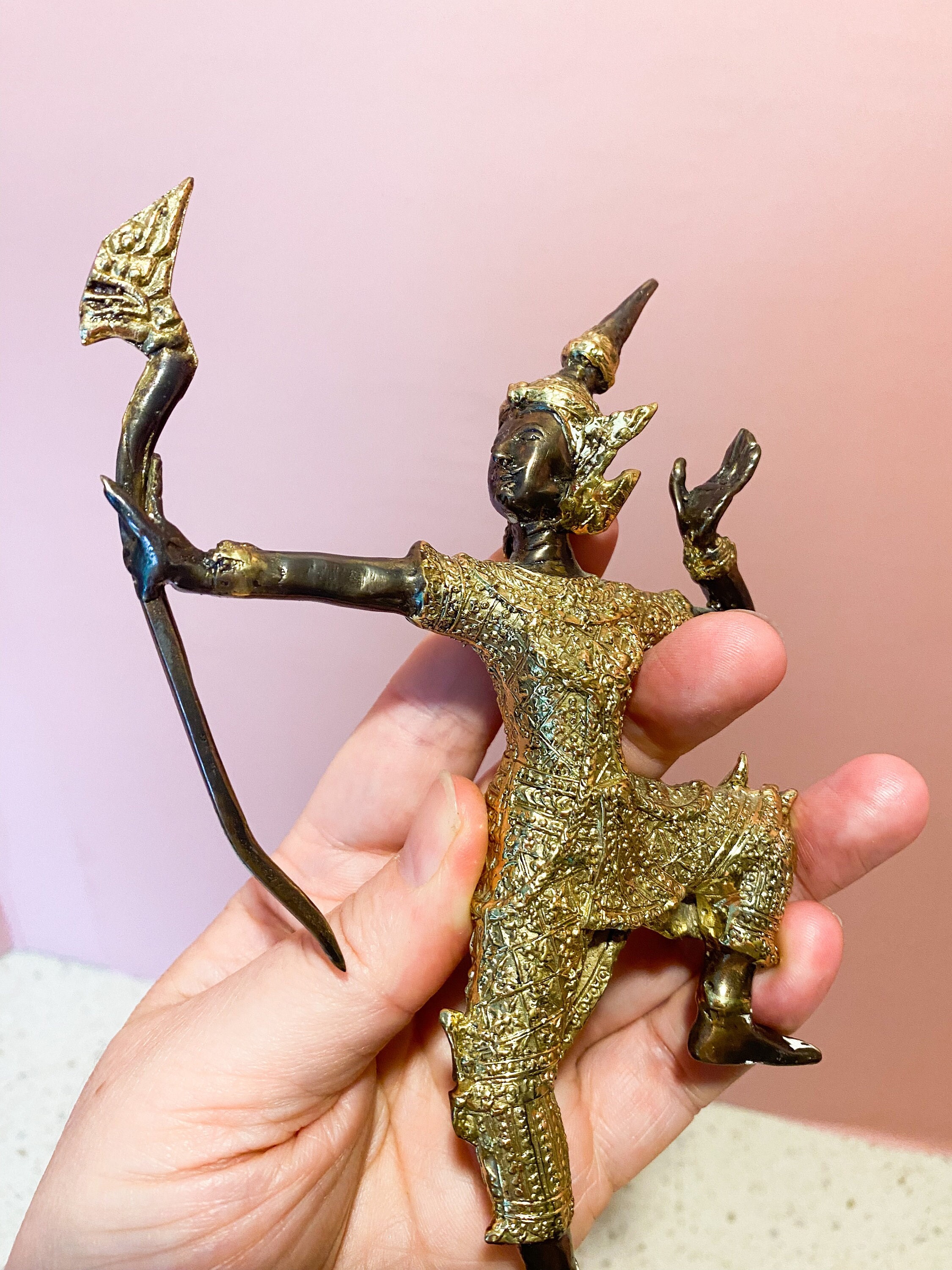 Thai Sculpture of Rama Vintage Prince Rama Statue Hindu - Etsy