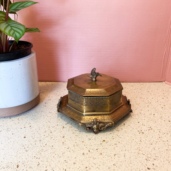 Brass Trinket Box - Etsy