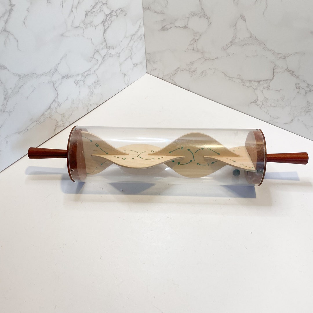 Vintage Brio Roll Around Toy From Sweden, Marble Toy, Roll Around Toy ...