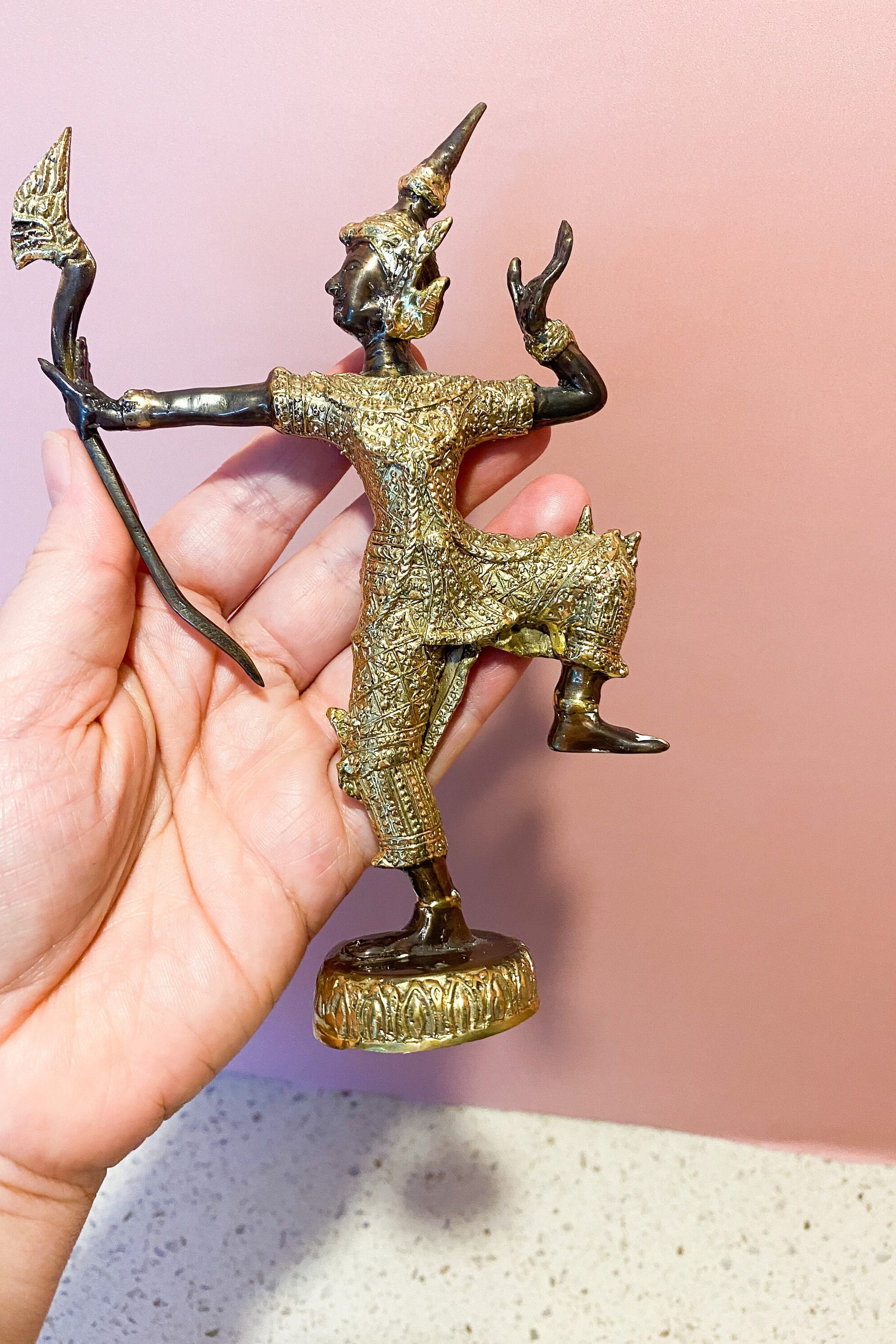 Thai Sculpture of Rama Vintage Prince Rama Statue Hindu - Etsy