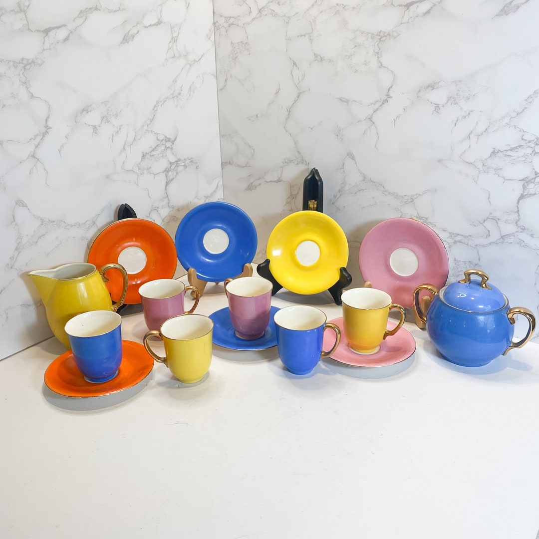 Antique Moriyama Morimachi Tea Set With Complementary Tea Cups and ...