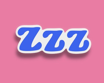 Zzz Sticker - Etsy