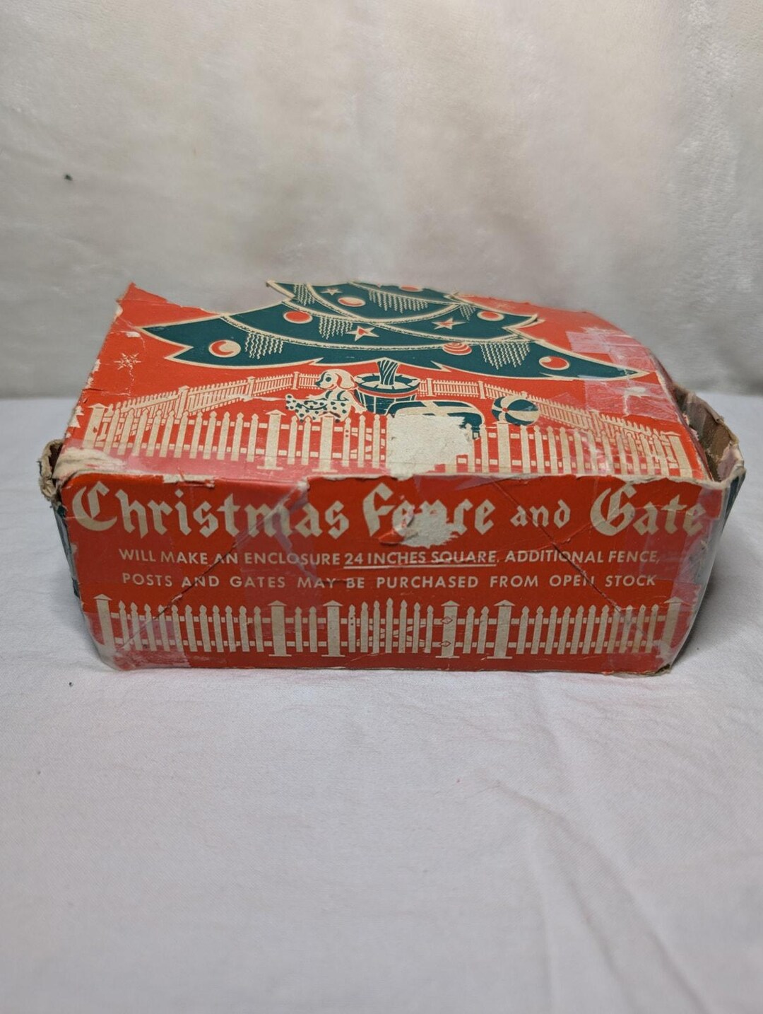 Vintage Bachman Bros. 25 Pcs Style 1-C White Christmas Fence and Gate ...