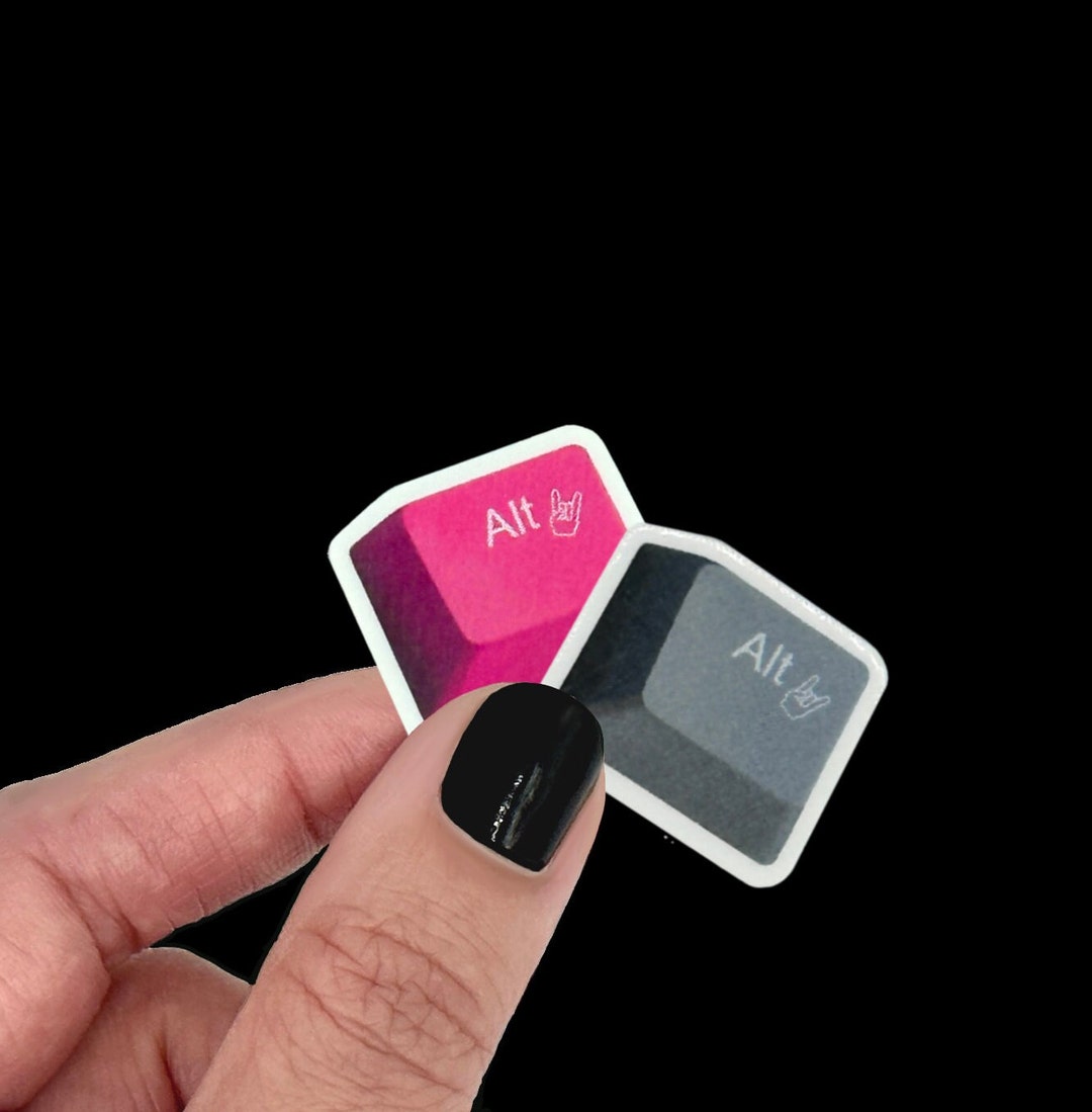 Alt Stickers, Rock Fingers, Rock and Roll Stickers, Keyboard Key ...