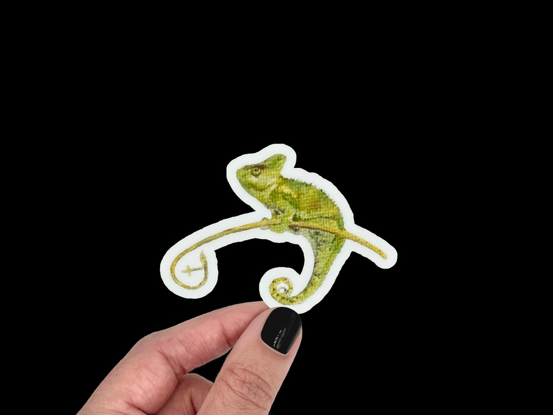 Chameleon Crosier Sticker, Catholic Gift, Waterproof Vinyl - Etsy