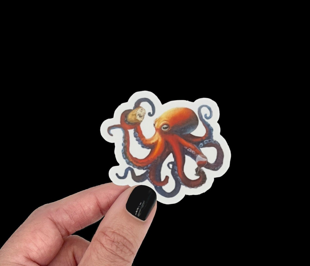 Octopus Sticker, Catholic Art Sticker, Communion Sticker, Catholic ...
