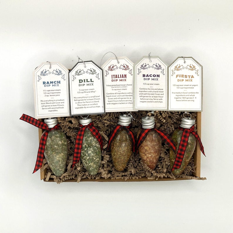 Dip Mix Ornament Set - Etsy