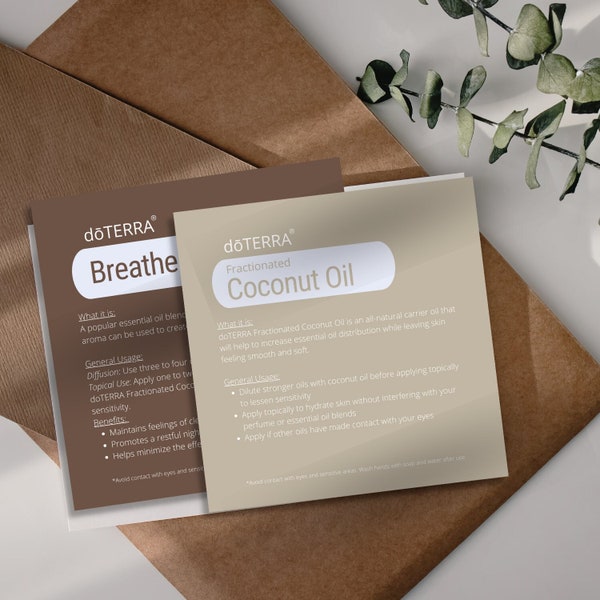 Doterra Business Cards - Etsy