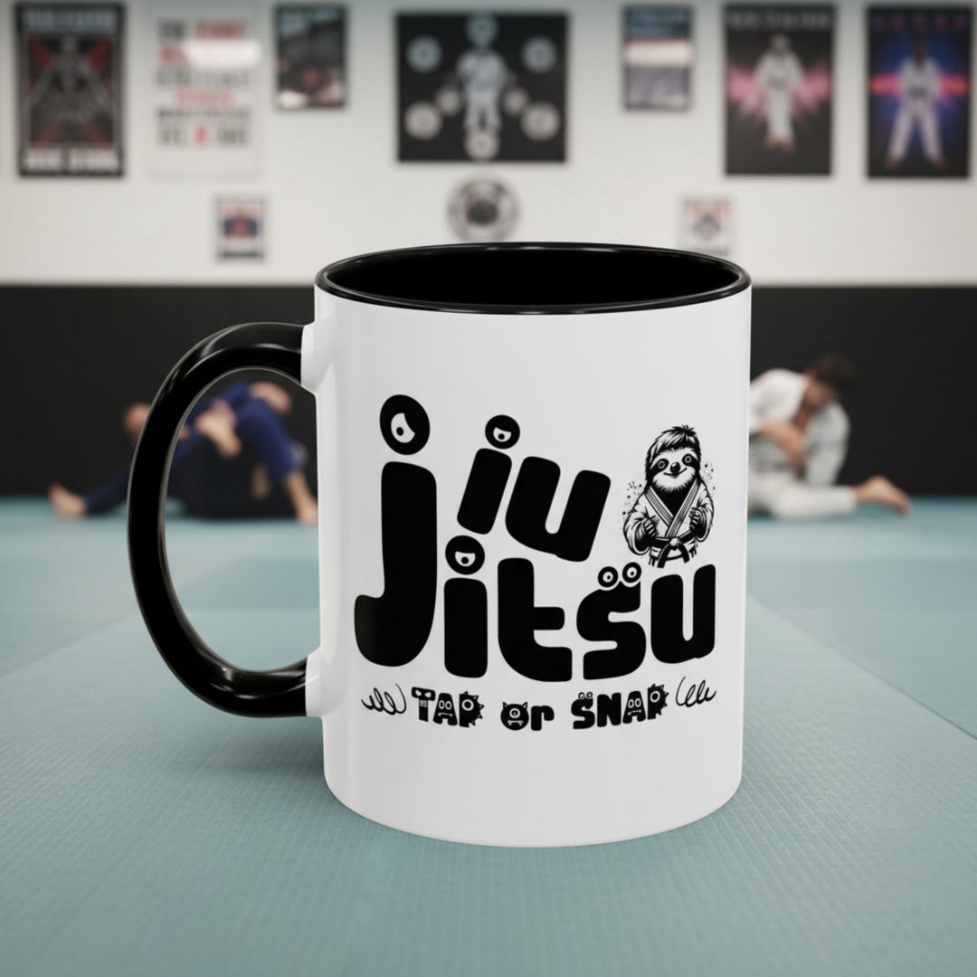 Jiu Jitsu Coffee Mug, BJJ Martial Arts 11oz Cup - Etsy