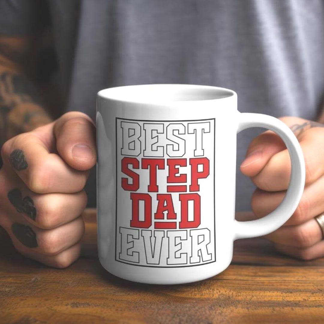Best Step Dad Ever Coffee Mug, Step Father Mugful Gift, Present for ...