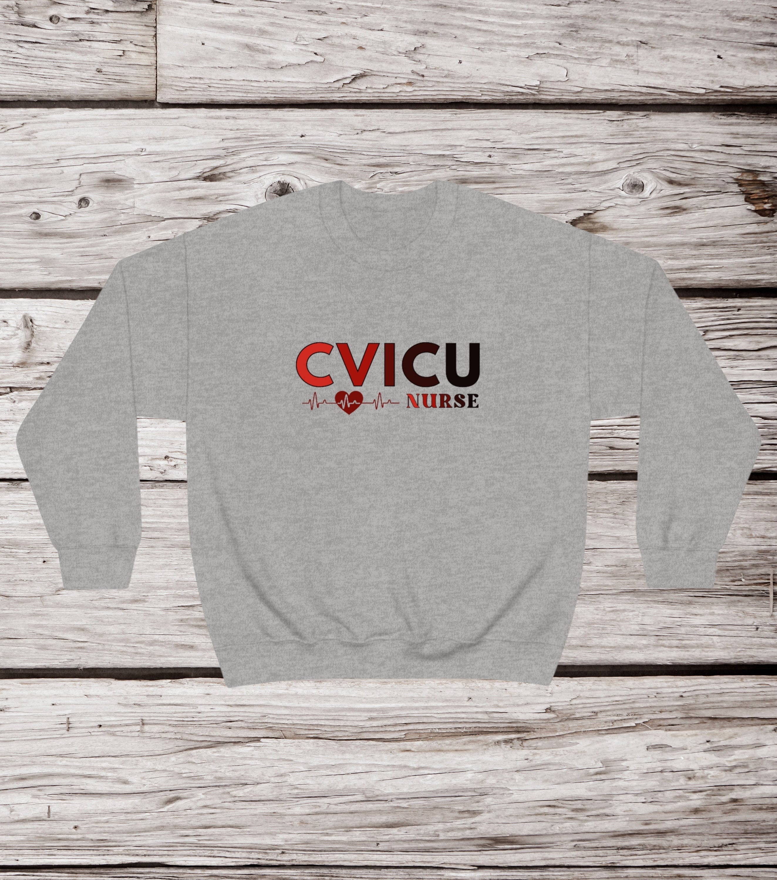 Cvicu Shirts, CVICU Nurse Sweatshirt, EKG Shirts, Cardiovascular Icu ...