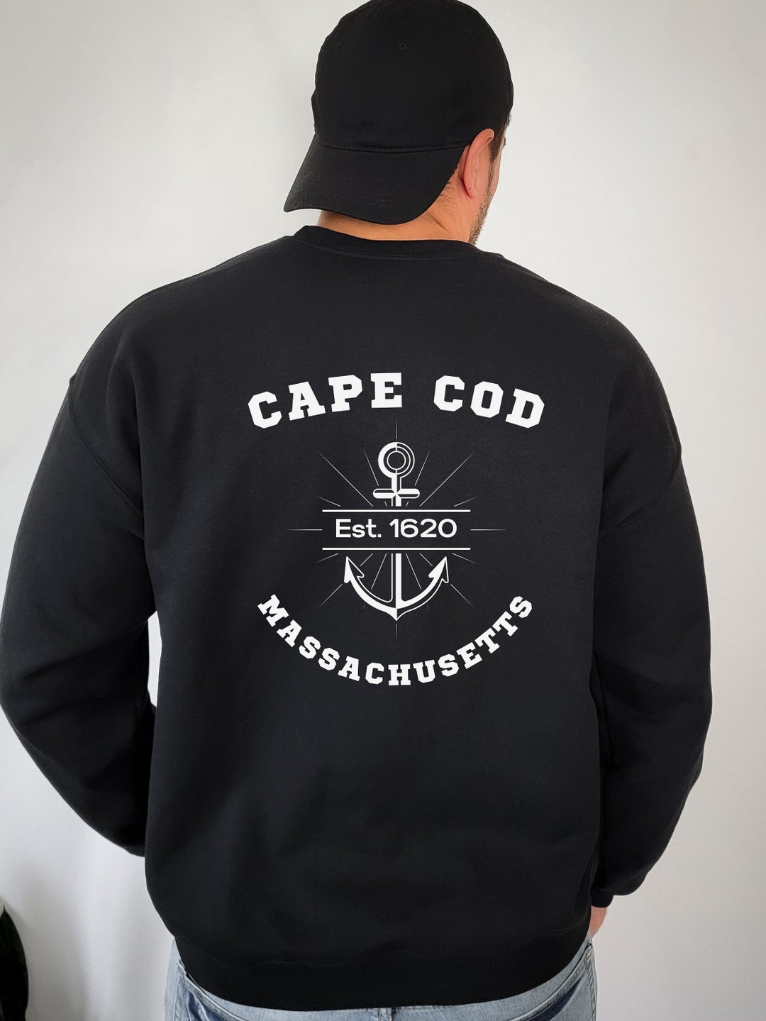 Cape Cod Sweater, Cape Cod Massachusetts Sweatshirt, Massachusetts ...