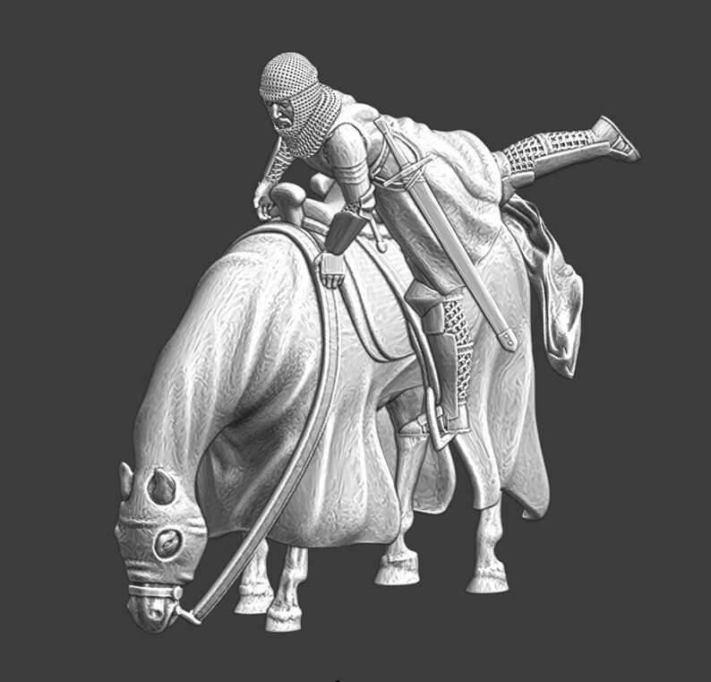 Northern Crusades Miniatures Medieval Mounted Crusader Knight - Etsy