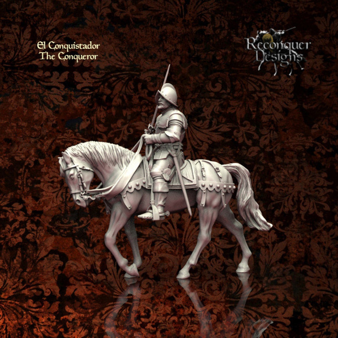 Reconquer Designs, Caballero Miniatures, Conquistador, Medieval, Dnd ...