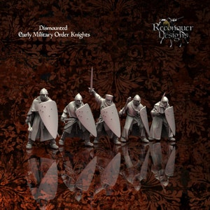 Reconquer Designs, Caballero Miniatures, 12th Century Dismounted ...