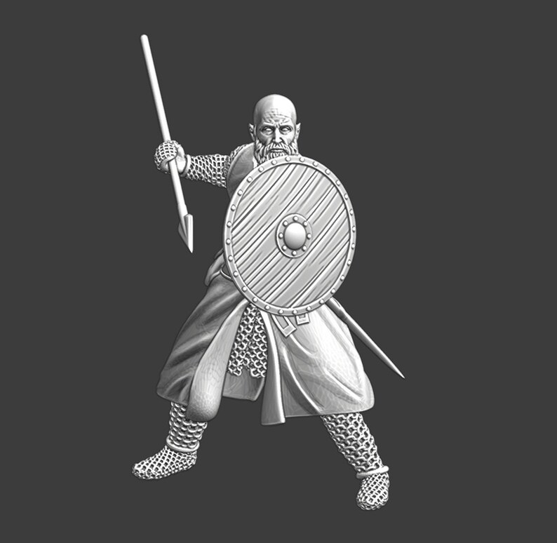 Northern Crusades Miniature, Medieval Javelin Thrower, Role Playing ...