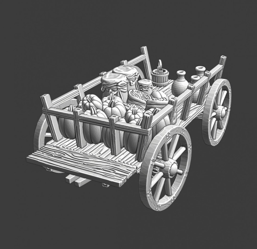 Northern Crusades Miniatures, Medieval Supply Wagon, Merchant Wagons ...