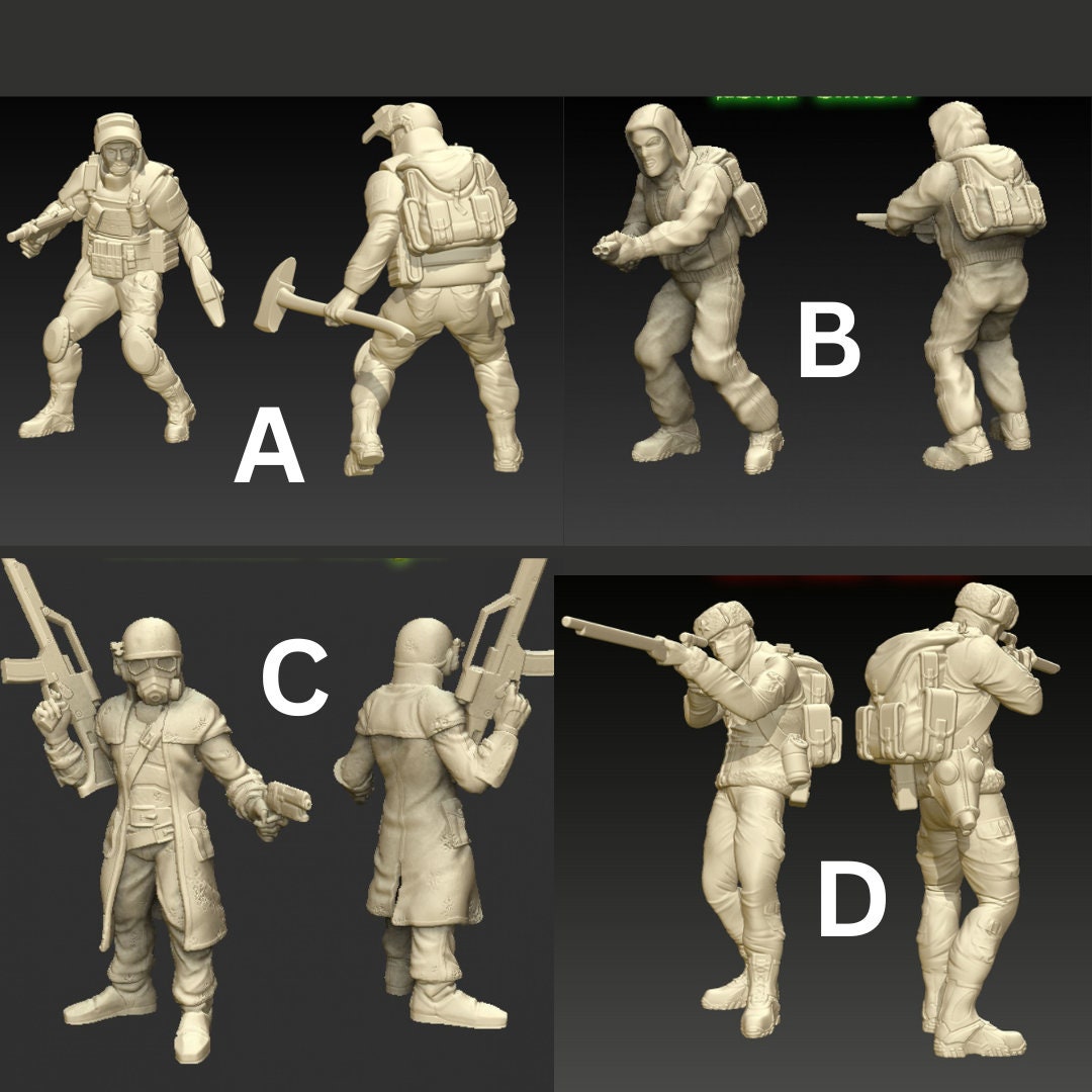 Zone Bandits, Post Apocalyptic, Zona Alfa, Fallout, Wasteland, 20mm ...