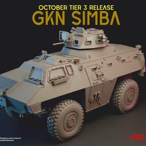 Turnbase Modern Miniatures Philippine Army GKN Simba APC Transport ...