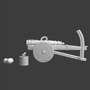 Northern Crusades Miniatures, Medieval Adjustable Bombard, Crusader ...