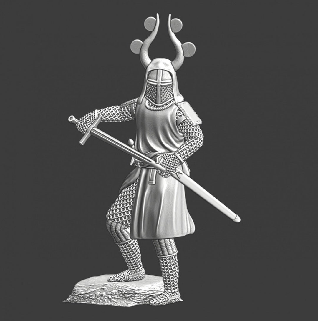 Northern Crusades Miniature, Medieval Danish King Valdemar, Role ...