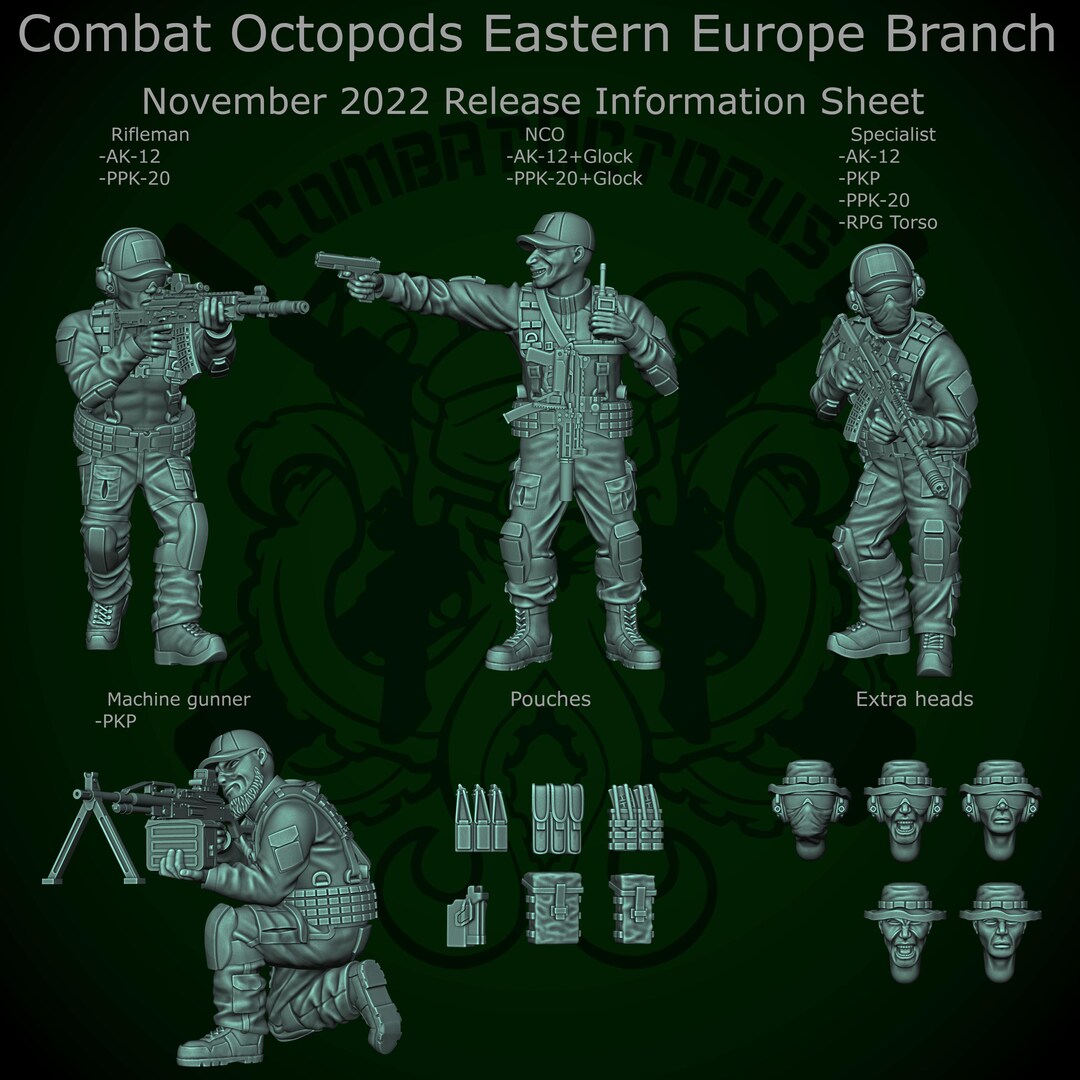 Combat Octopus, Modern Miniatures, Eastern Private Military Contractors ...