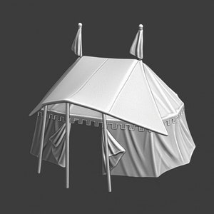 Northern Crusades Miniatures, Large Medieval Command Tent, Role Playing ...