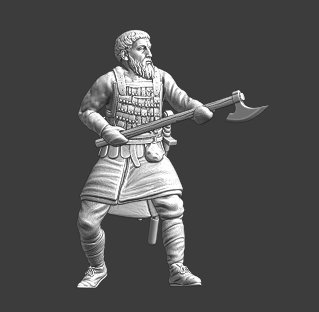 Northern Crusades Miniatures, Medieval Kievan Rus With Axe, Commando ...