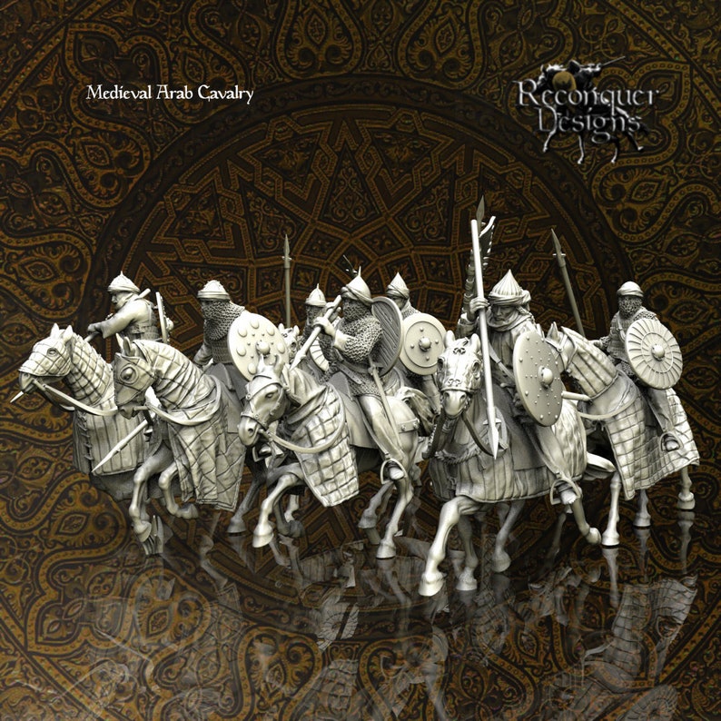 Reconquer Designs, Caballero Miniatures, Early Medieval Arab Cavalry ...