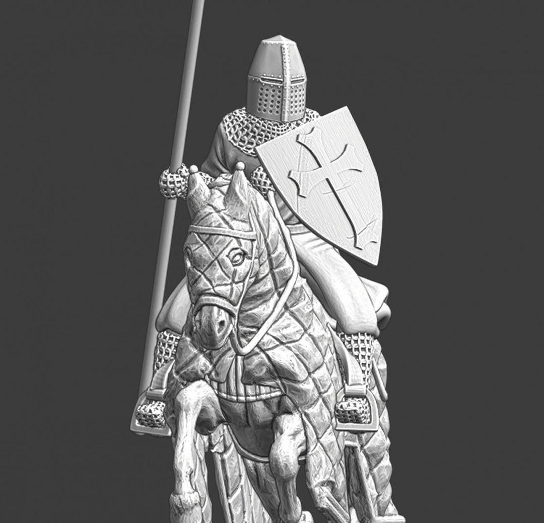 Northern Crusades Miniatures, Medieval Danish Mounted Crusader Knight ...