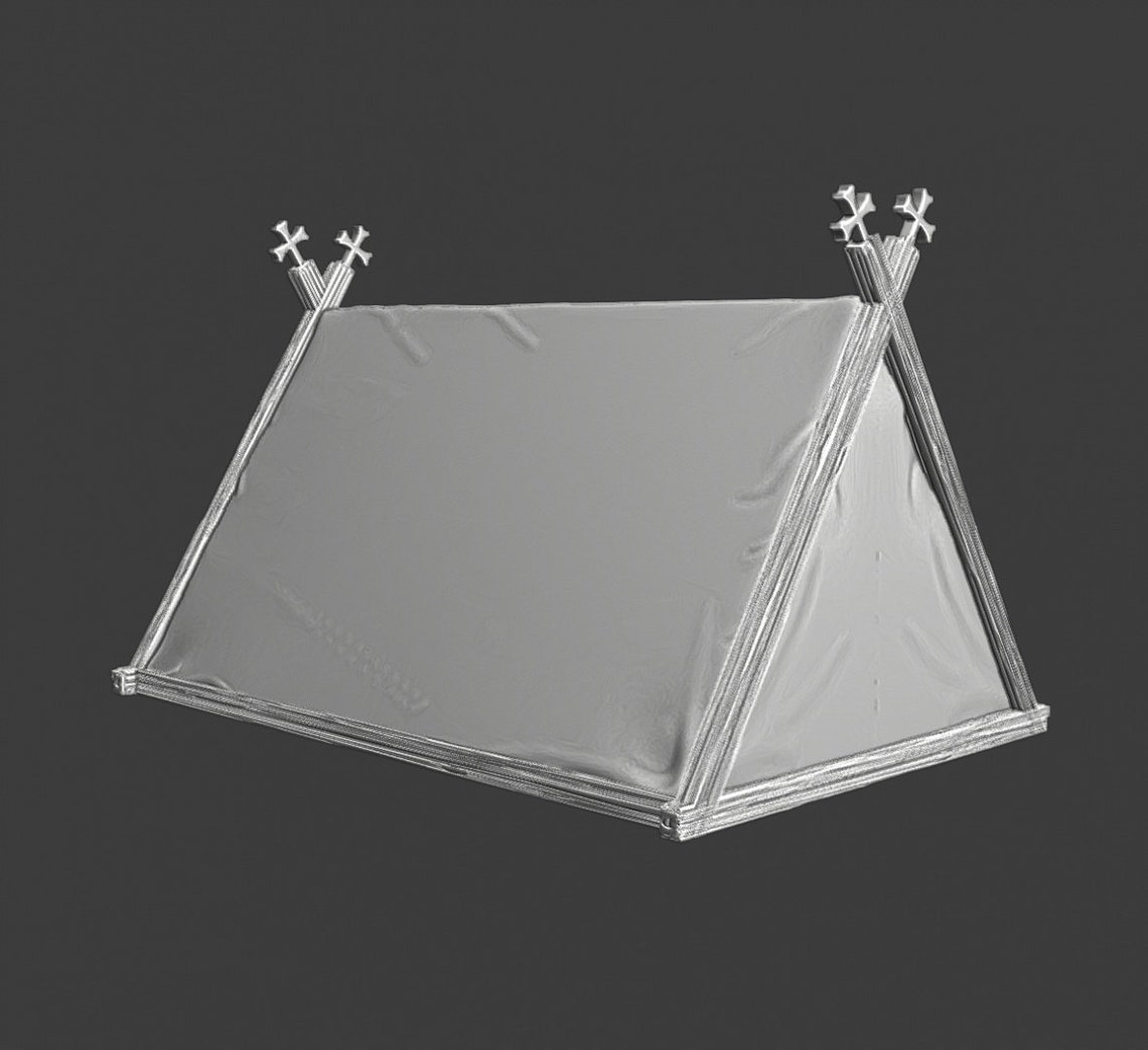 Northern Crusades Miniature, Medieval Crusader Tent, Nordic Style, RPG ...